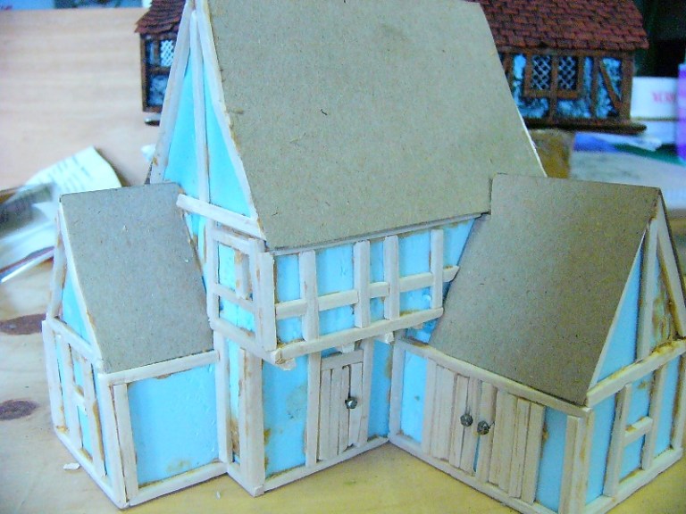 28mm Conflix-style Medieval Houses – The Woolshed Wargamer