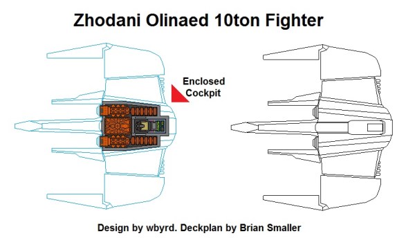 Zhodani 10-Dton Fighter – The Woolshed Wargamer